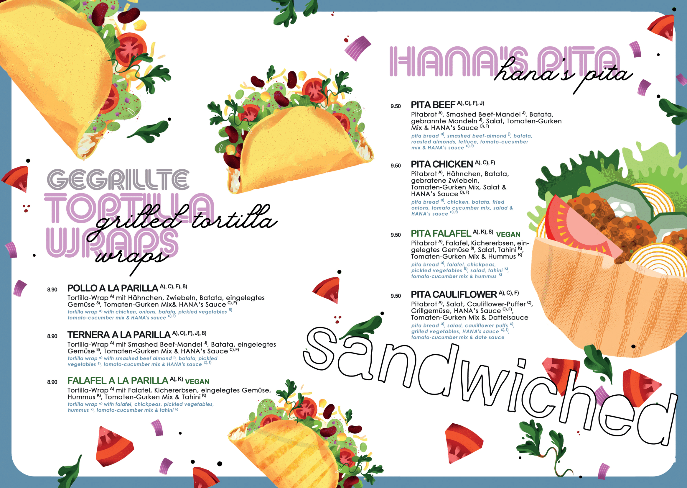 Speisekarte - HANA FOOD